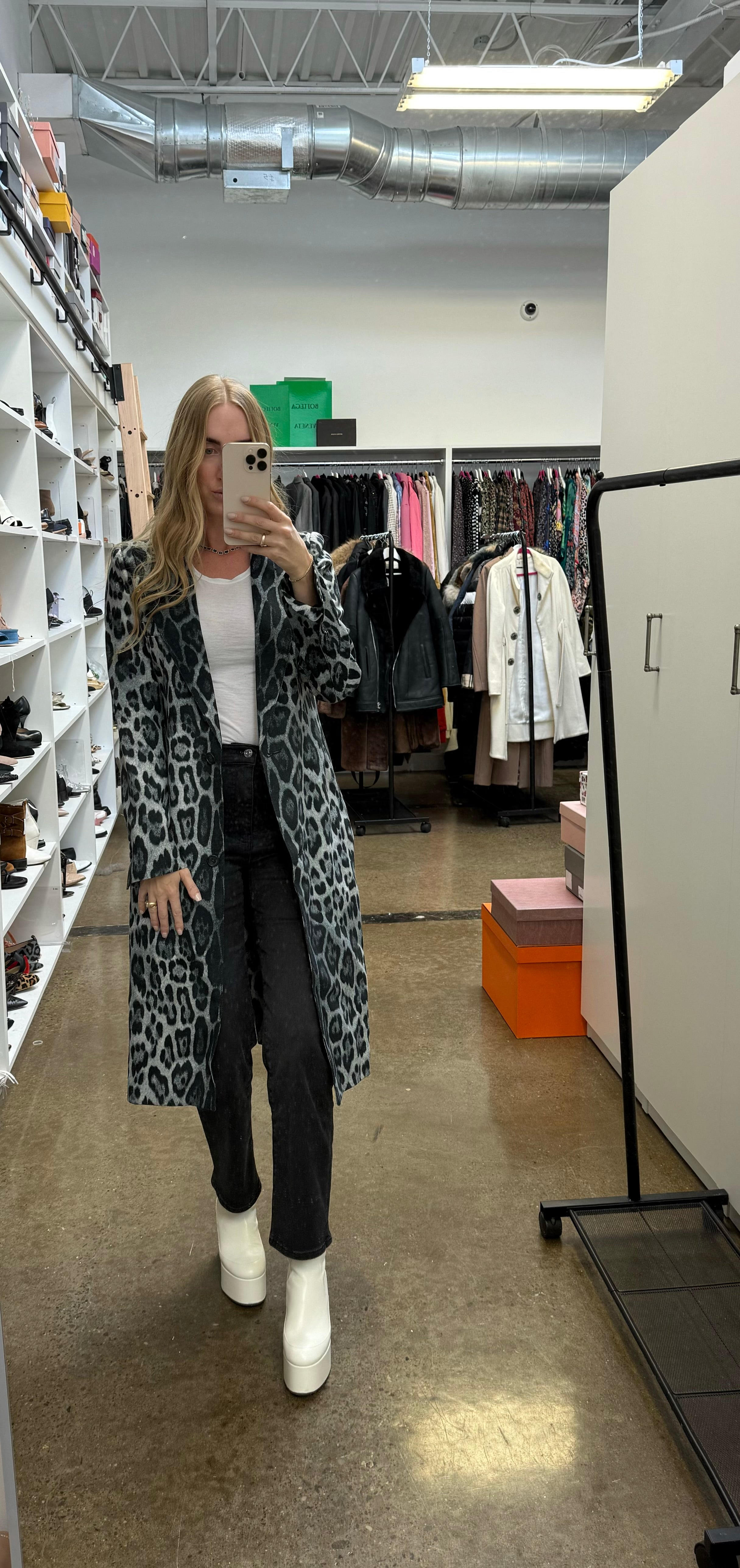 Smythe - MIDI Leopard Jacket – Shop Cares Closet